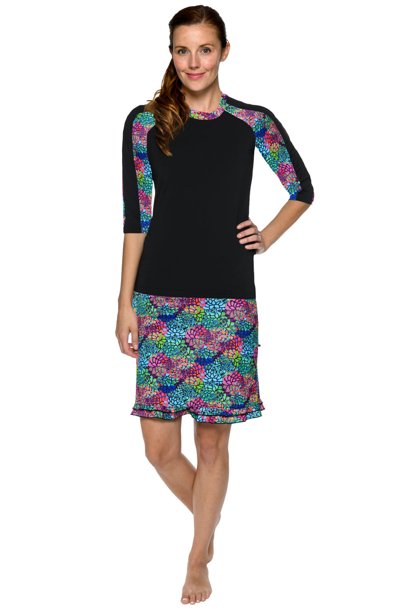 Cross Fit Sprinter Rash Guard - Chlorine Proof | HydroChic - HydroChic ...